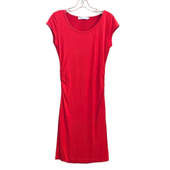 Kain Label | Dresses | Kain Label Tomato Red Fitted Tee Shirt Dress ...